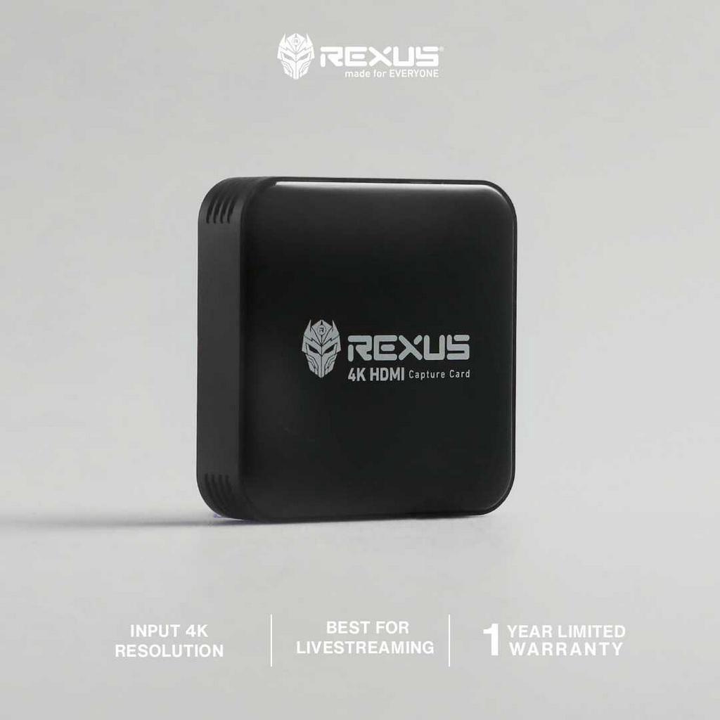 Jual Rexus HDMI 4K Game Capture Card Stream and Record HD100 | Shopee ...