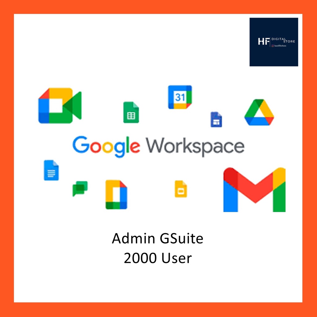 Jual ADMIN GSUITE EDUCATION WORKSPACE 2000 / 2K USER GDRIVE | Shopee Indonesia