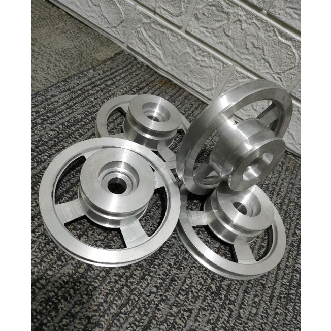 Jual PULLEY PULY PULI KOMBINASI 6" A1 X 3" A1 ,MODEL BEARING | Shopee ...