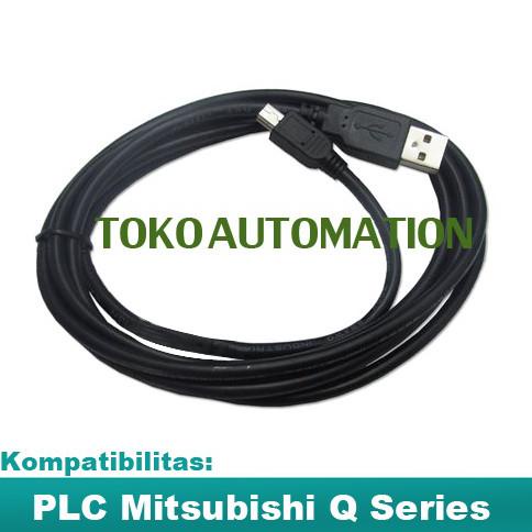 Jual kios.tabatha - USB-Q Q06UDEH Q03UDE programming cable for PLC Mitsubishi Q series | Shopee ...