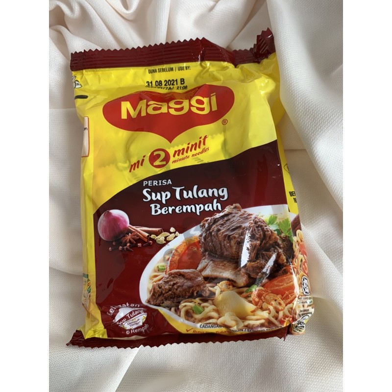 Jual mie maggi sup tulang berempah 1bks / SNACK MALAYSIA | Shopee Indonesia
