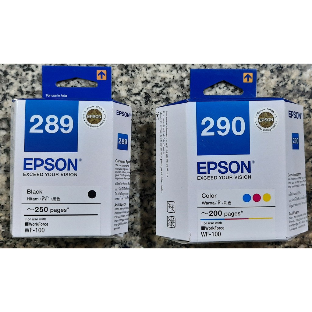 Jual Tinta Epson T289 289 Black T290 290 Color Tinta Printer Epson ...