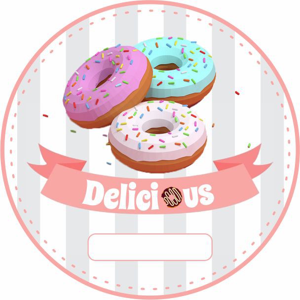 Jual isi 8pc stiker 10x10 Stiker Bulat Besar ukuran untuk toples ...