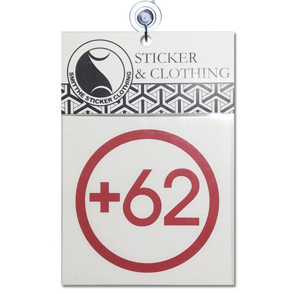 Jual Stiker Warga +62 Logo Cutting Sticker aksesoris Mobil Motor ...