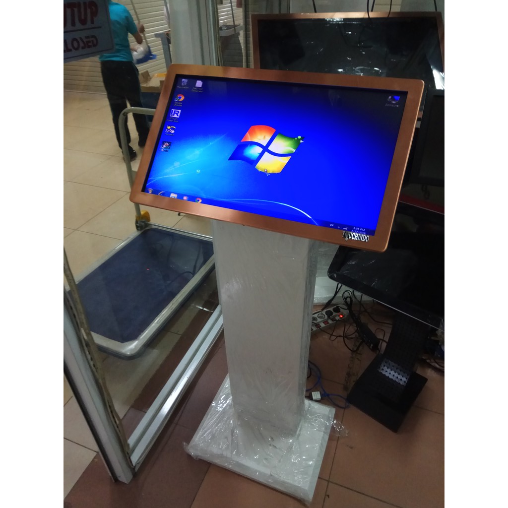 Jual Monitor Touchscreen Touchindo 24 inch Standing Besar Tinggi 120 Cm ...