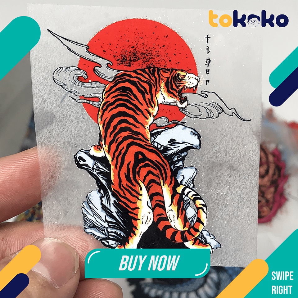 Jual Stiker Sablon Setrika Animals Retro Sablon DTF Sablon Gosok Gambar ...