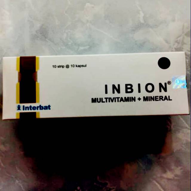 Jual Inbion Multivitamin Dan Mineral | Shopee Indonesia