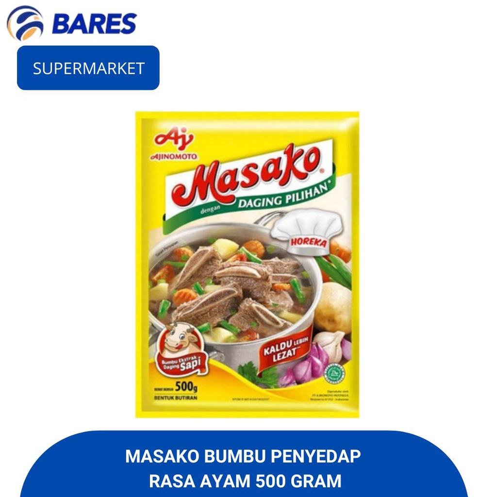 Jual Masako Bumbu Penyedap Rasa Ayam Sapi 500 Gram | Shopee Indonesia