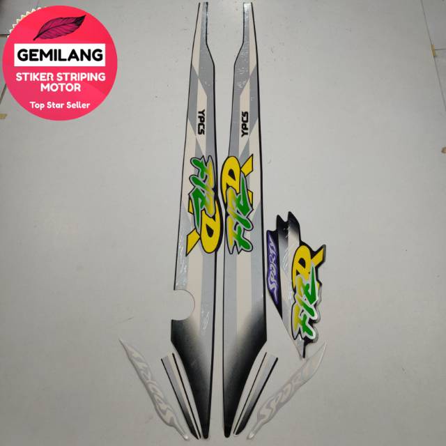 Jual Striping Decal Polet Sticker yamaha fizr fiz r 1995 1996 sporty ...