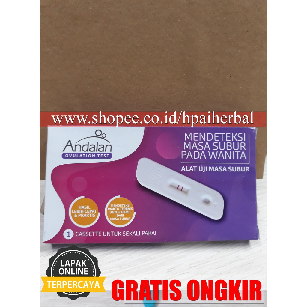 Jual Andalan Alat Tes Kesuburan Masa Subur Ovulasi LH Andalan | Shopee ...