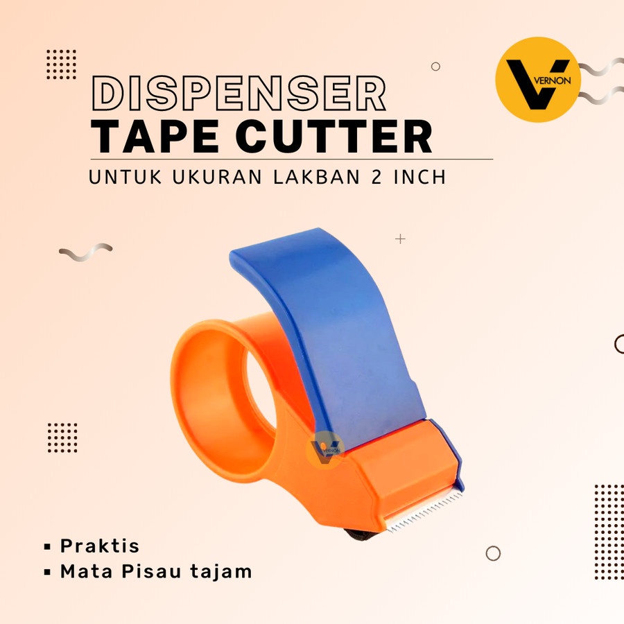 Jual Tape Cutter Dispenser Lakban Tape Dispenser Roll Lakban 2 Inch ...