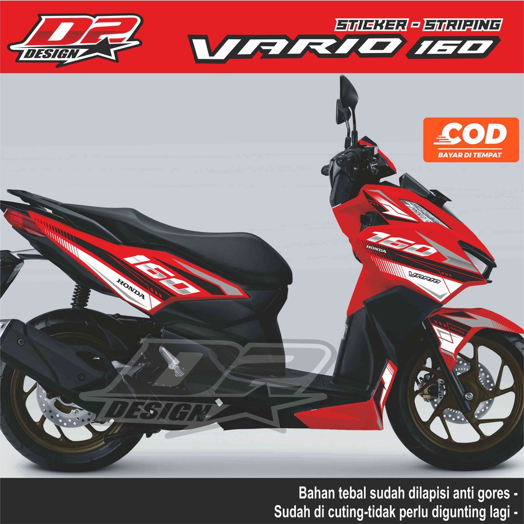 Jual Stiker VARIO 160 - motor merah | Shopee Indonesia