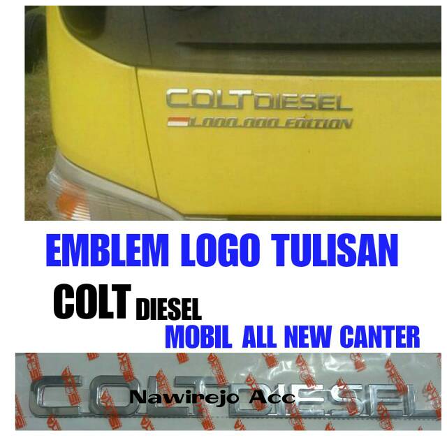 Jual Emblem Logo Tulisan COLT DIESEL All New Canter | Shopee Indonesia