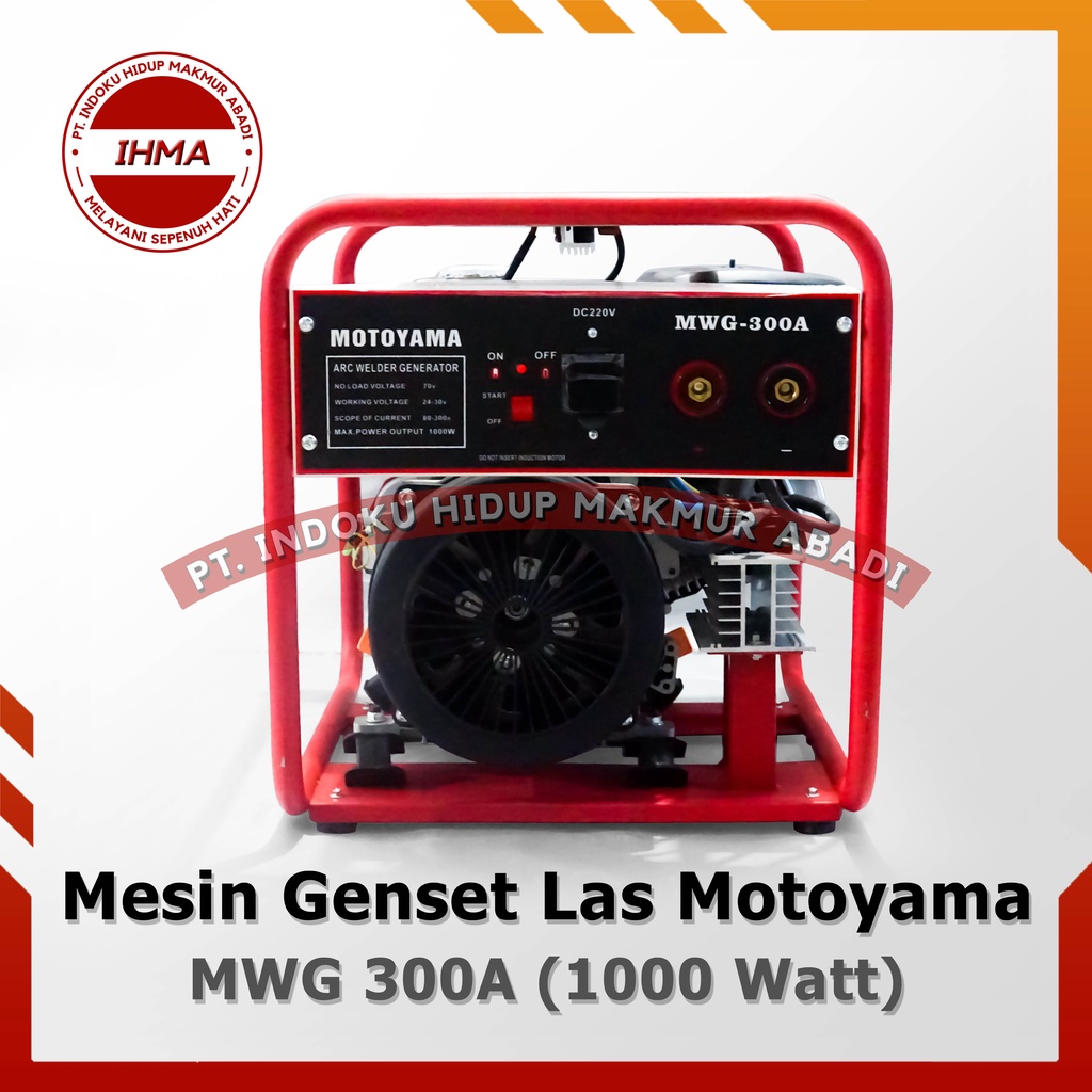 Jual Mesin Genset Las Motoyama MWG 300A Welding Generator (1000 Watt ...