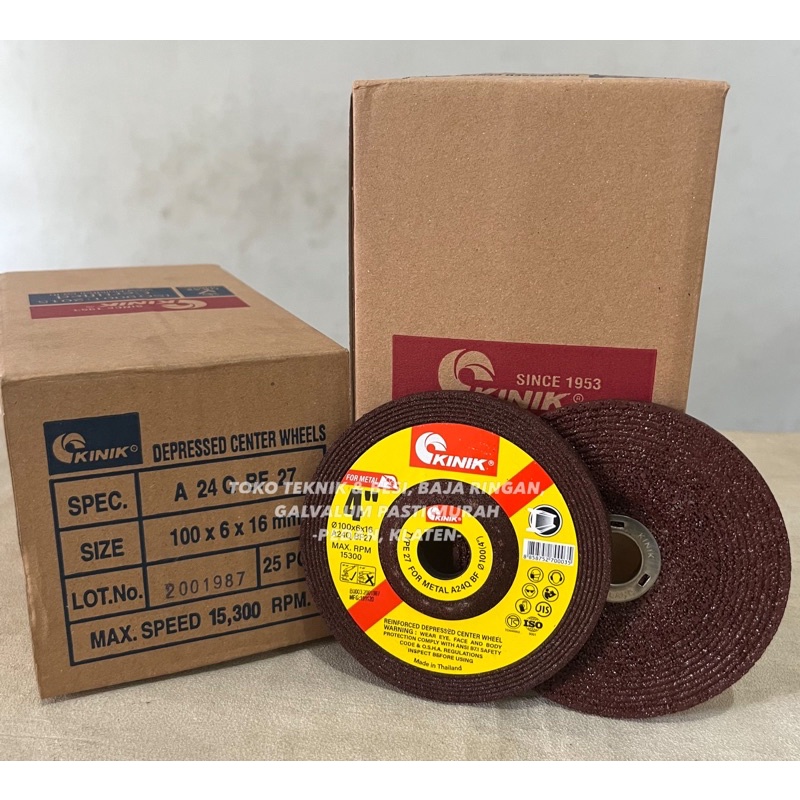 Jual Batu Poles Gerinda KINIK 4” Slep grinda 4x6 gurinda selep 4 inch ...