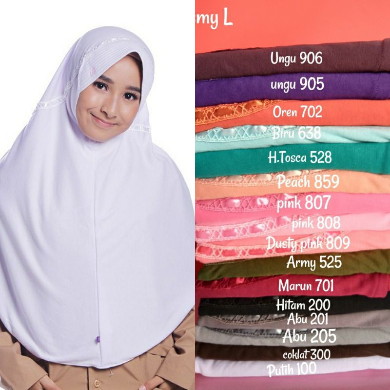Jual Kerudung RABBANI ORI HEMY size L Jilbab Rabbani Panjang | Shopee ...