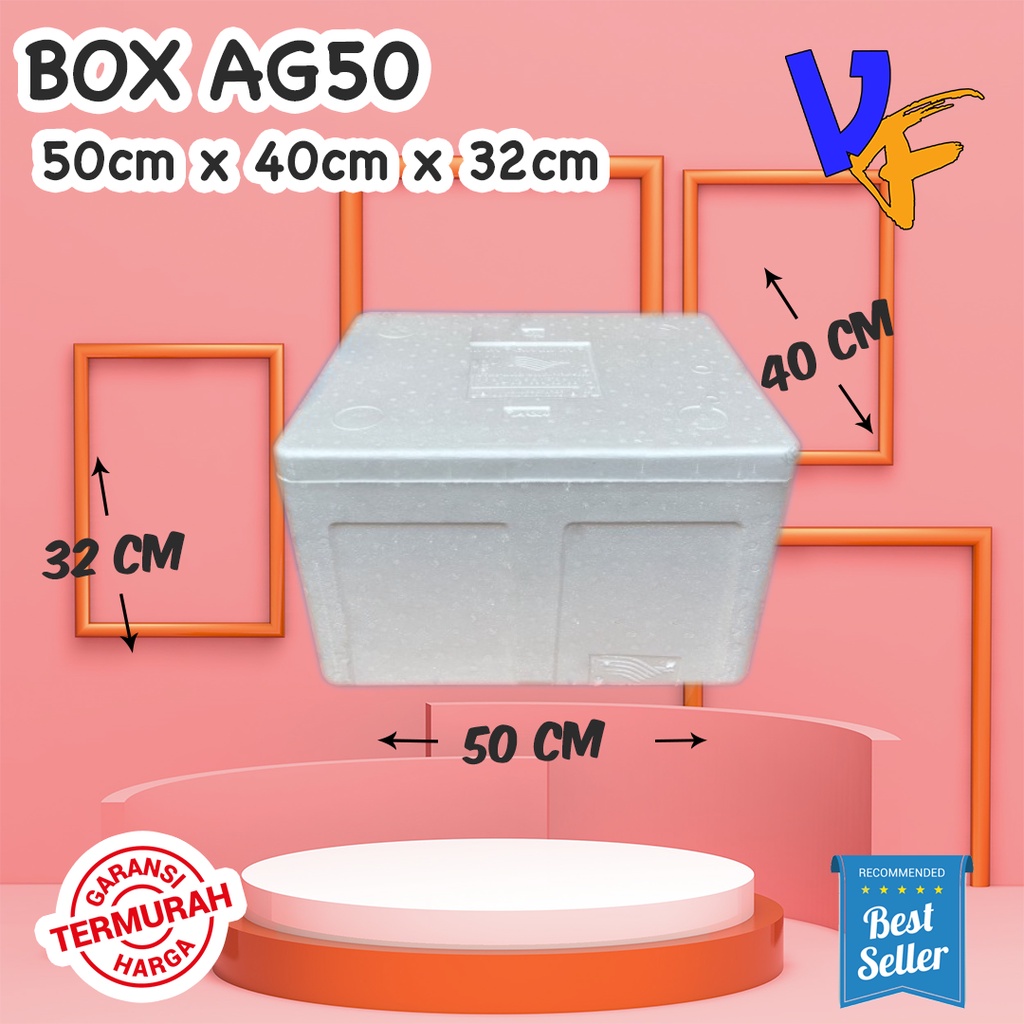 Jual Box Styrofoam AG50 50 x 40 x 32cm Box Sterofoam Box Stereofoam ...