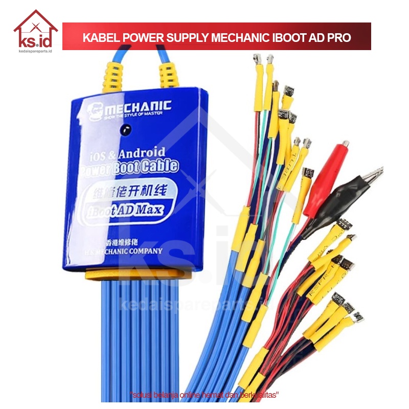 Jual Kabel Power Supply Mechanic IBOOT AD Pro AD Max AD Simple Android For IP Original / Kabel ...