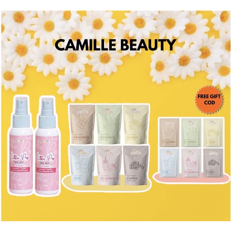 Jual MASKER CAMILLE BEAUTY | FACEMIST CAMILLE LITTLE POP | MASKER ORGANIC CAMILLE | Shopee Indonesia