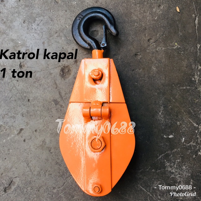Jual KATROL KAPAL SINGLE HEAVY DUTY 1 TON UNTUK SELING / CABLE DAN ...