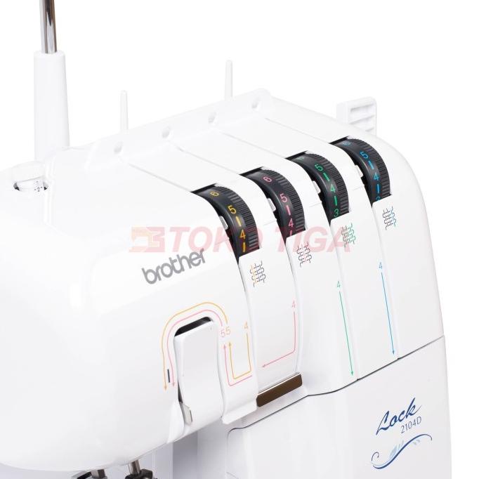 Jual Mesin Obras Dan Neci Brother 2104D / 2104 D Lock Portable | Shopee Indonesia