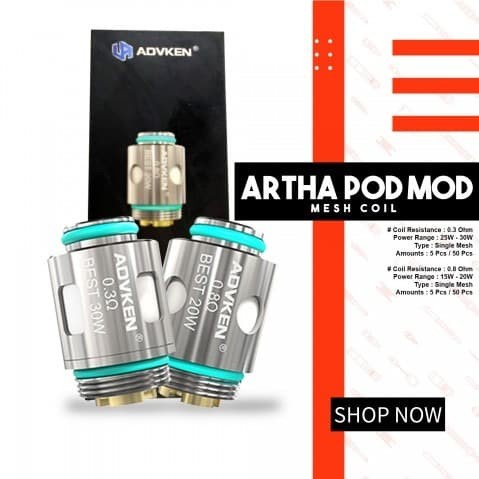Jual Artha Pod Mod Mesh Coil - Putih (BERKUALITAS) | Shopee Indonesia