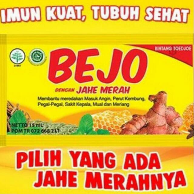 Jual Bejo Jahe Merah per Sachet 15ml | Shopee Indonesia