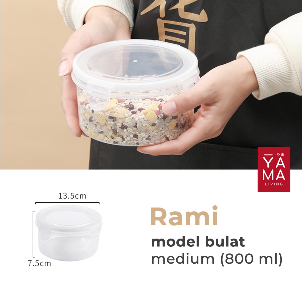 Jual YAMA RAMI Food Container Kotak Makanan Plastik Transparan Bekal ...