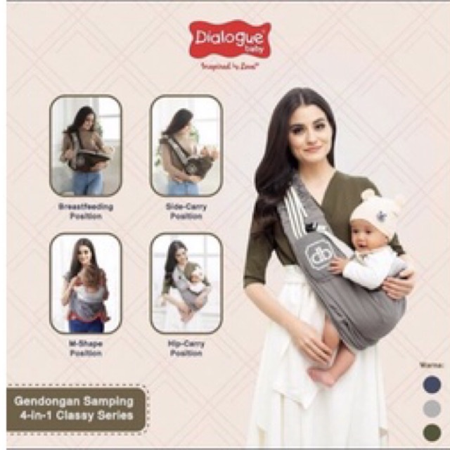 Jual Dialogue Baby Gendongan Samping 4 in 1 Classy Series DGG4407 ...