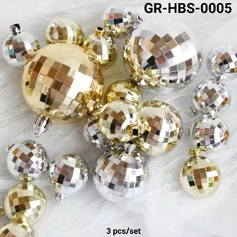 Jual GR-HBS-0005 Cake topper hiasan kue disco ball bola disko gold silver yamama baking | Shopee ...