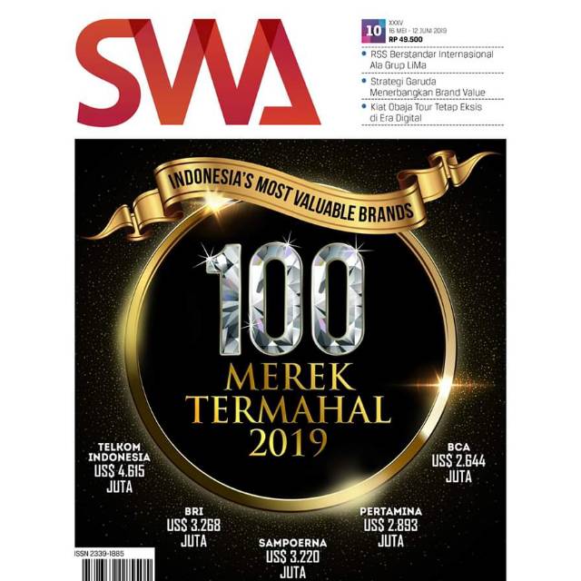 Jual Majalah SWA edisi 10/2019 100 merek termahal 2019 | Shopee Indonesia