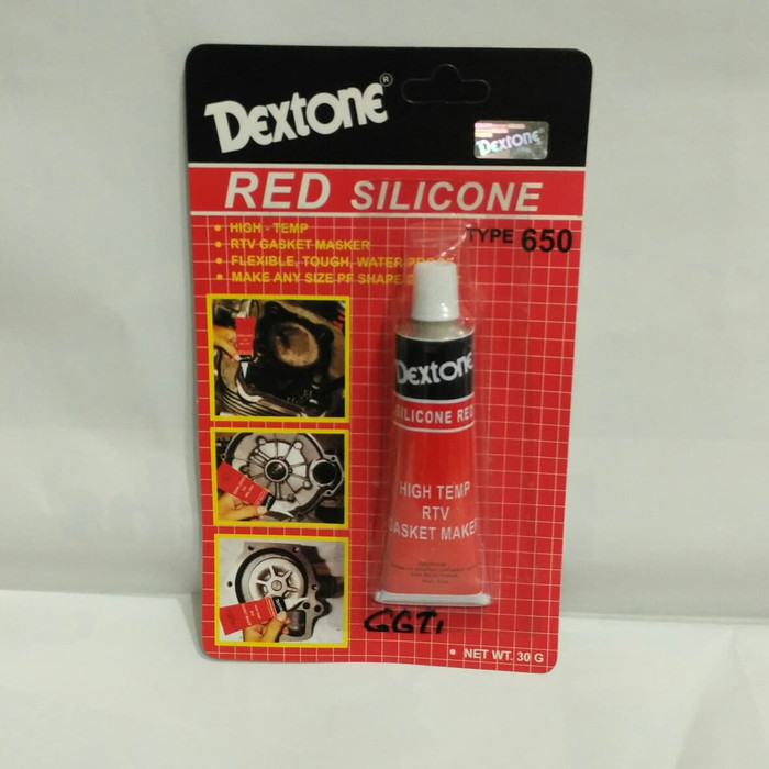 Jual dextone red silicone lem sealant merah | Shopee Indonesia