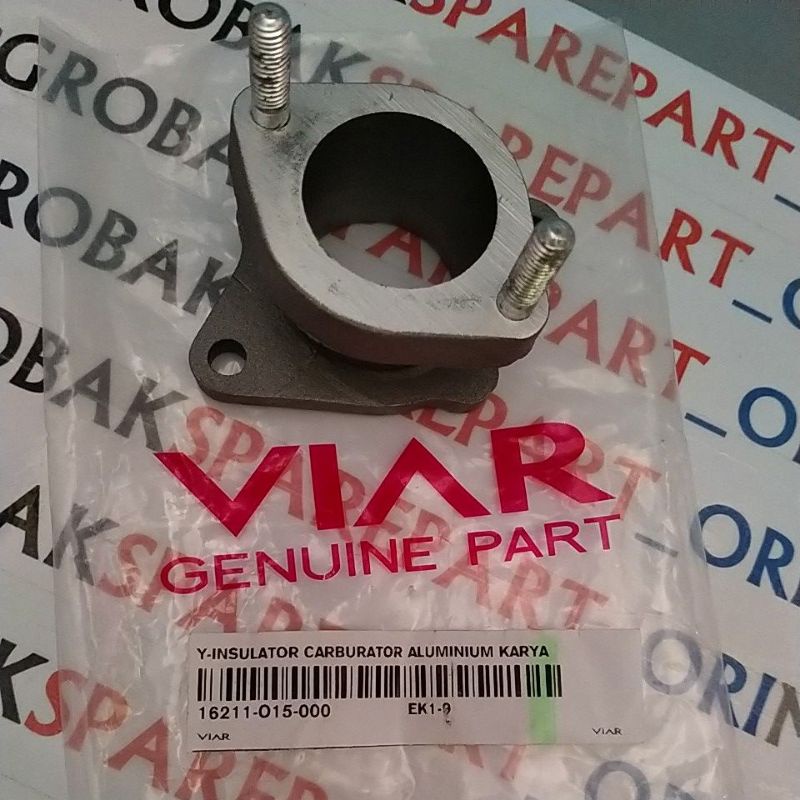 Jual Intake, Manipol Karbu PZ30 Insulator Carbu Almunium Viar Karya Radiator, Original | Shopee ...