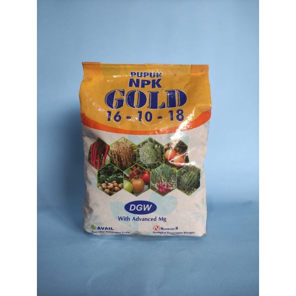 Jual NPK GOLD 16-10-18 DGW pupuk npk 1kg | Shopee Indonesia