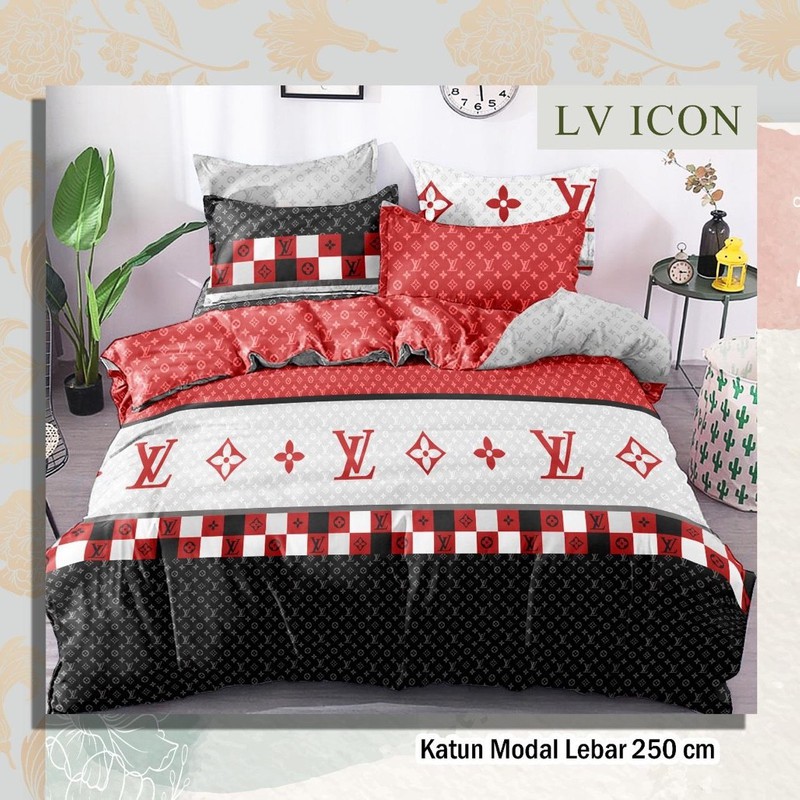 Jual Sprei STAR Lv Icon Merah | Shopee Indonesia