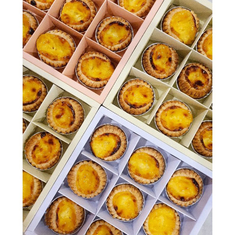 Jual Dus Mika Polos Sekat 9 ( eggtart, fruit pie, pie etc. ) varian ...