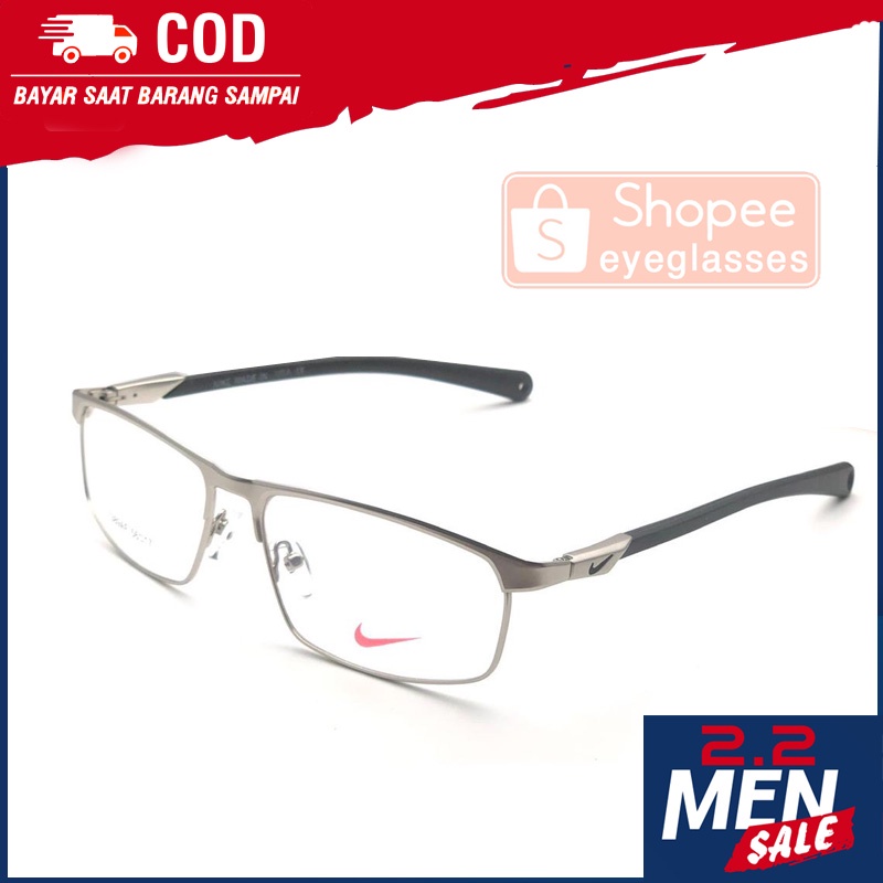 Jual Frame Kacamata Nike Full Rim Sporty Premium Pria n7389 | Shopee ...