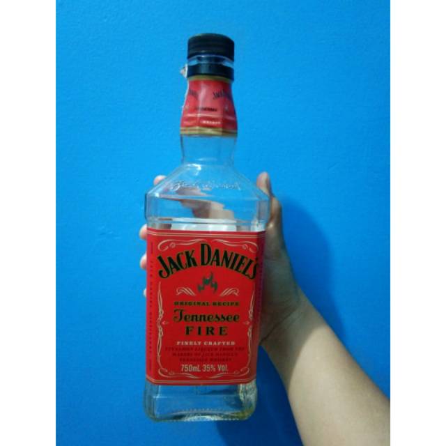 Jual Botol bekas miras jack daniels fire | Shopee Indonesia