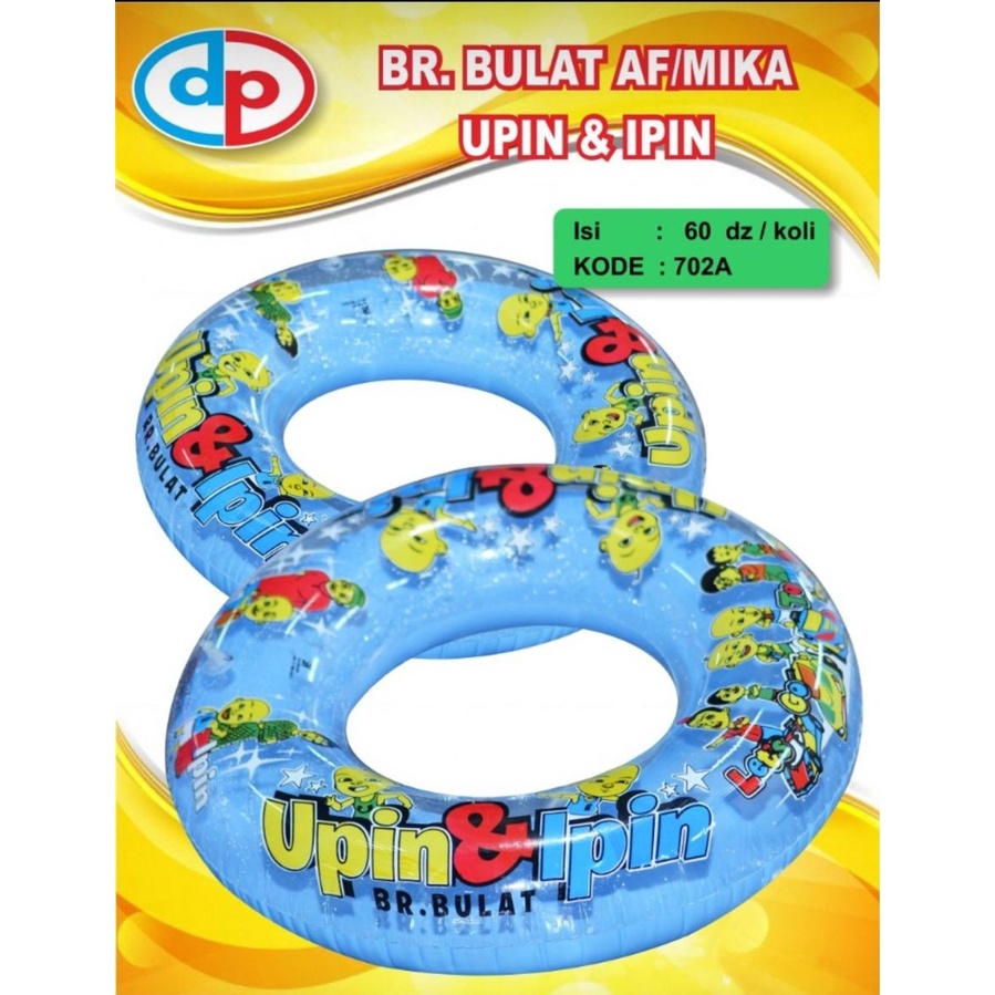 Jual 1Lsn BAN RENANG BULAT 60cm UPIN ban renang Bulat pelampung float ...