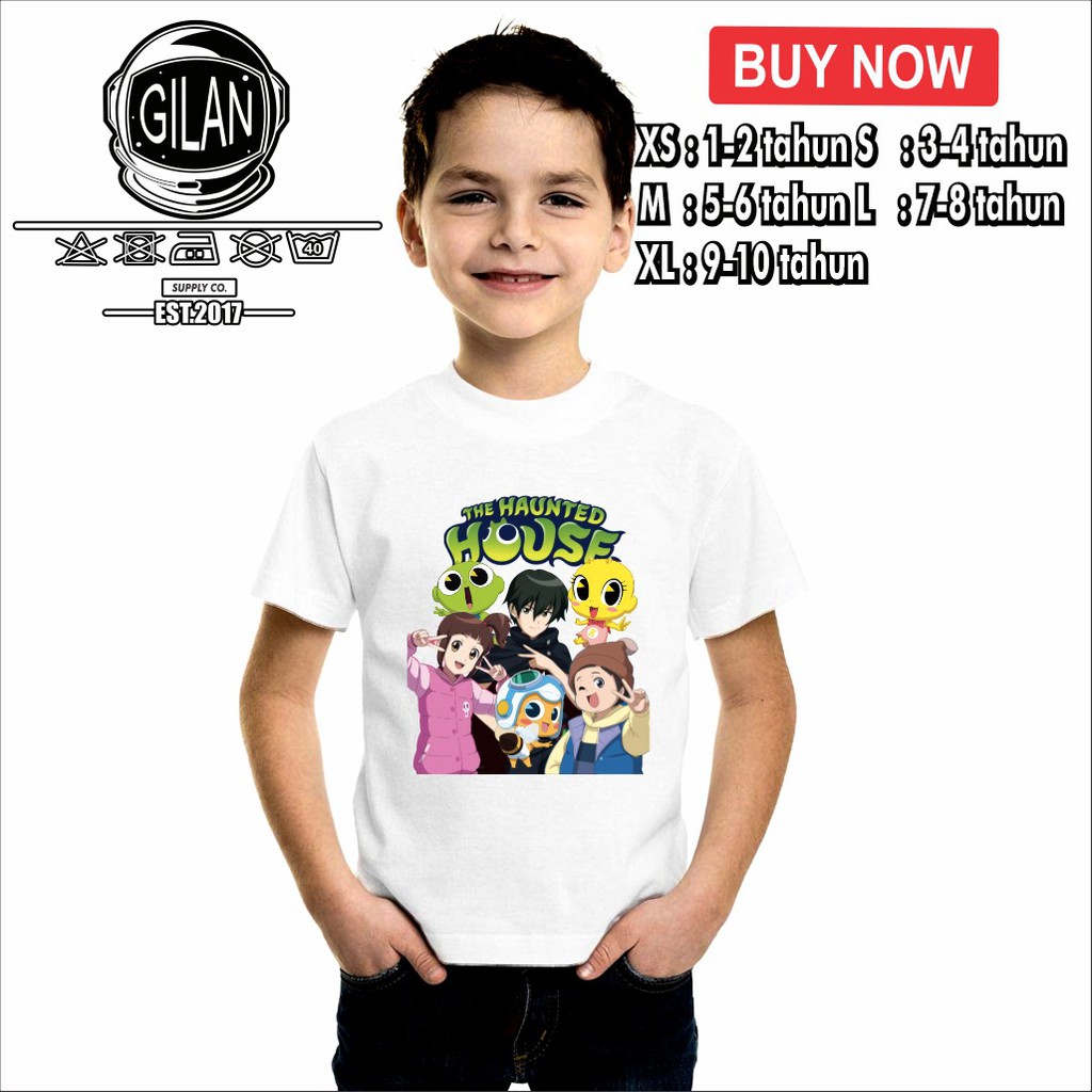 Jual Kaos Baju Anak SHINBI THE HAUNTED HOUSE GEUNBI Kaos Anak Kartun ...