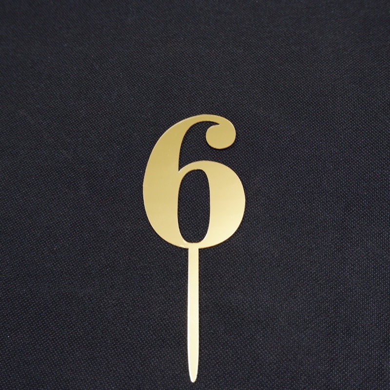 Jual TOPPER ANGKA POLOS TINGGI 15 CM / TOPPER USIA UMUR TAHUN BESAR ...