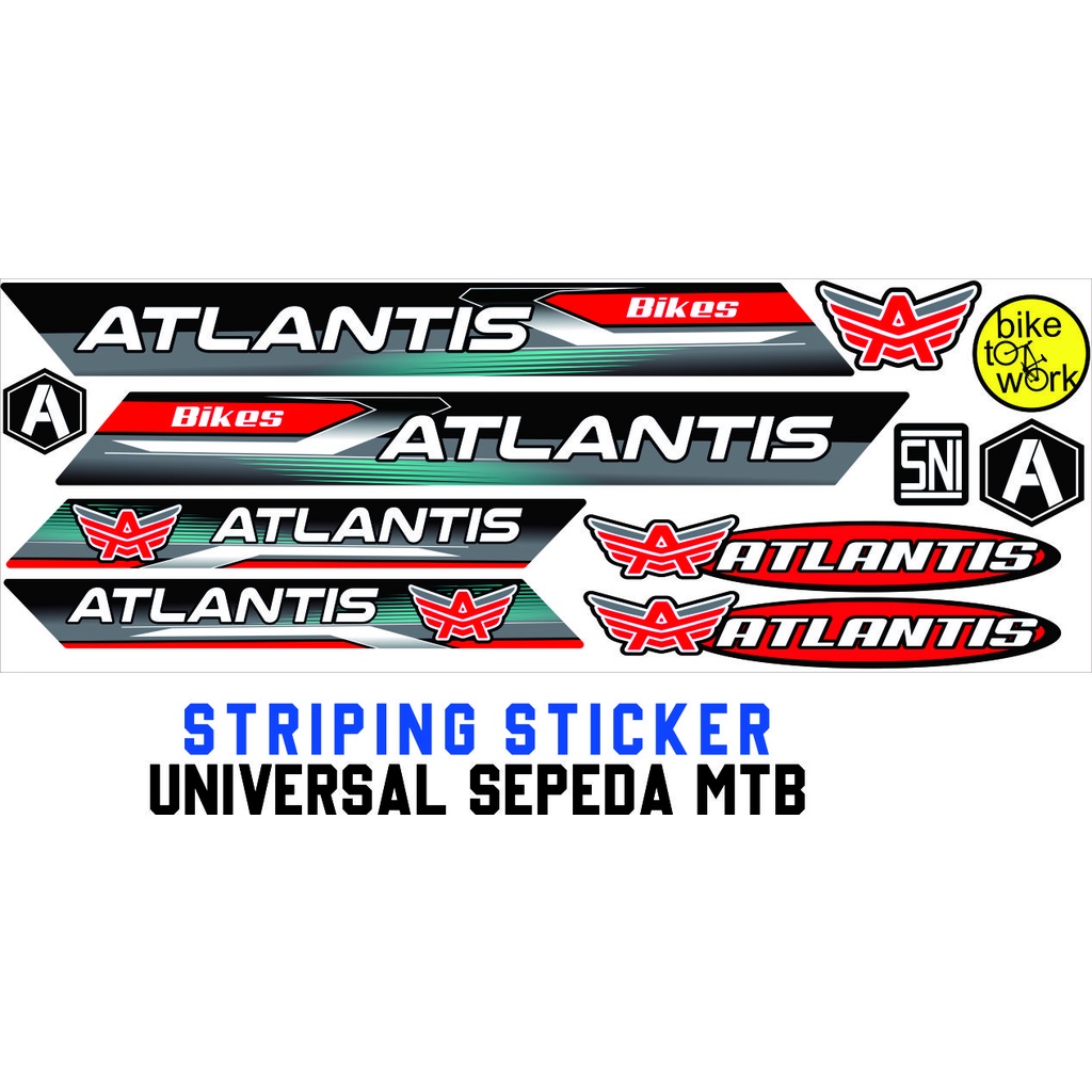 Jual POLET MOTIF STIKER LIS COD / VARIASI SEPEDA MTB/BIKE ALL STRIPING ...