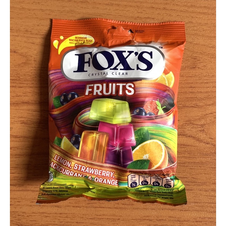 Jual Permen Fox's Fruits | Fox's Crystal Clear Candy | Permen Fox 90 gr ...
