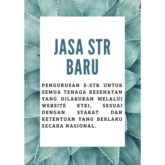 Jual PEMBUATAN STR BARU | Shopee Indonesia