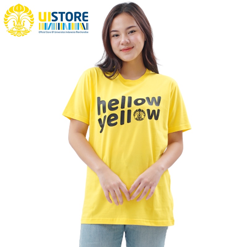 Jual T-Shirt Hellow Yellow | Official Merchandise UI | Shopee Indonesia