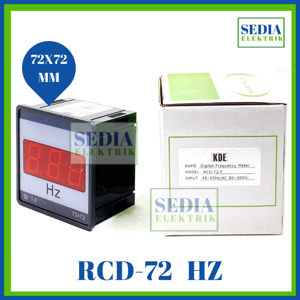 Jual HZ Frequency Meter Digital RCD-72-F 72X72mm | Shopee Indonesia