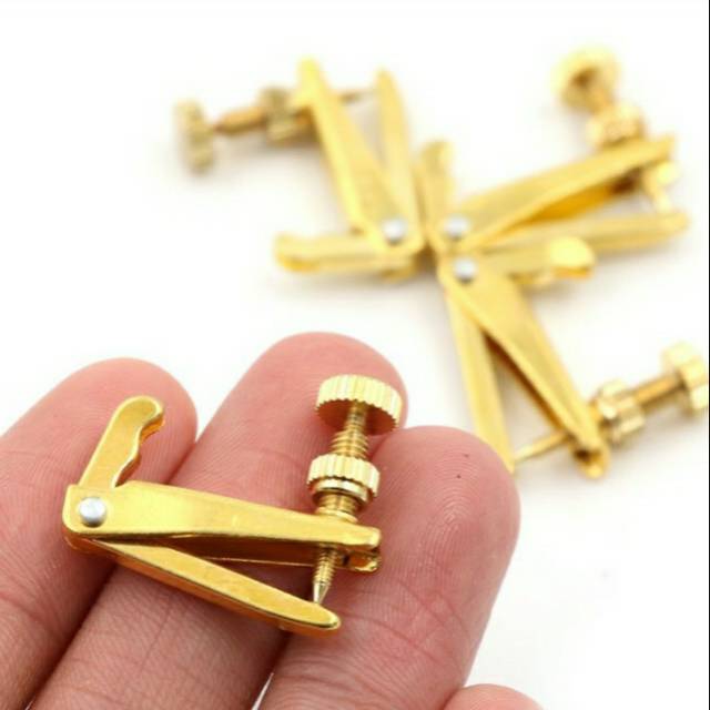 Jual Fine tuner violin biola fine tuner emas alat bantu stem biola ...