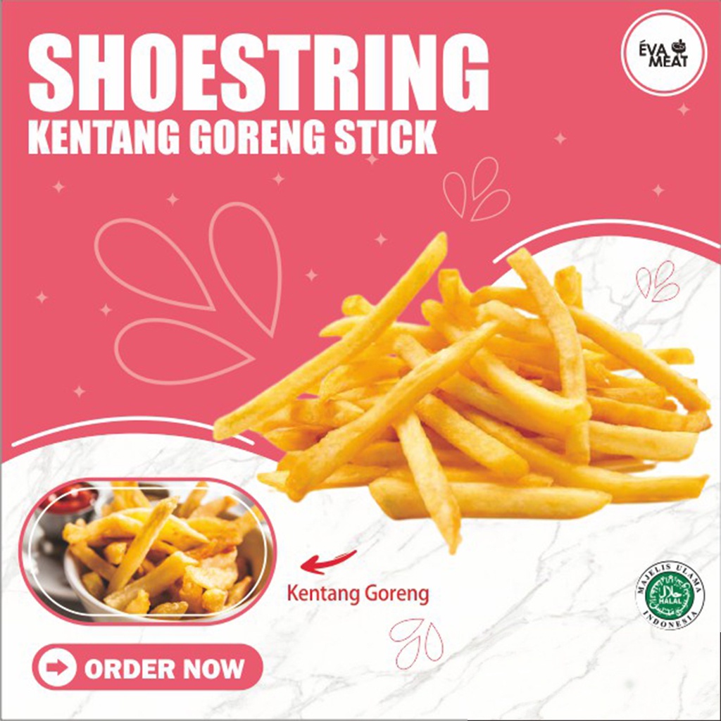 Jual kentang shoestring - french fries - kentang french fries - kentang ...
