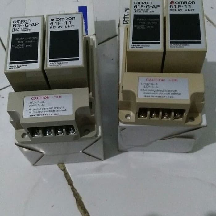 Jual Floatless level switch omron 61f-g-ap WLC omron 61fgap 2 tangki ...