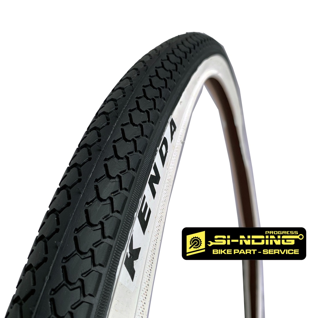 Jual Ban Luar Sepeda Citybike Jengki Kenda 26 X 1 3/8 Hitam Putih | Shopee Indonesia